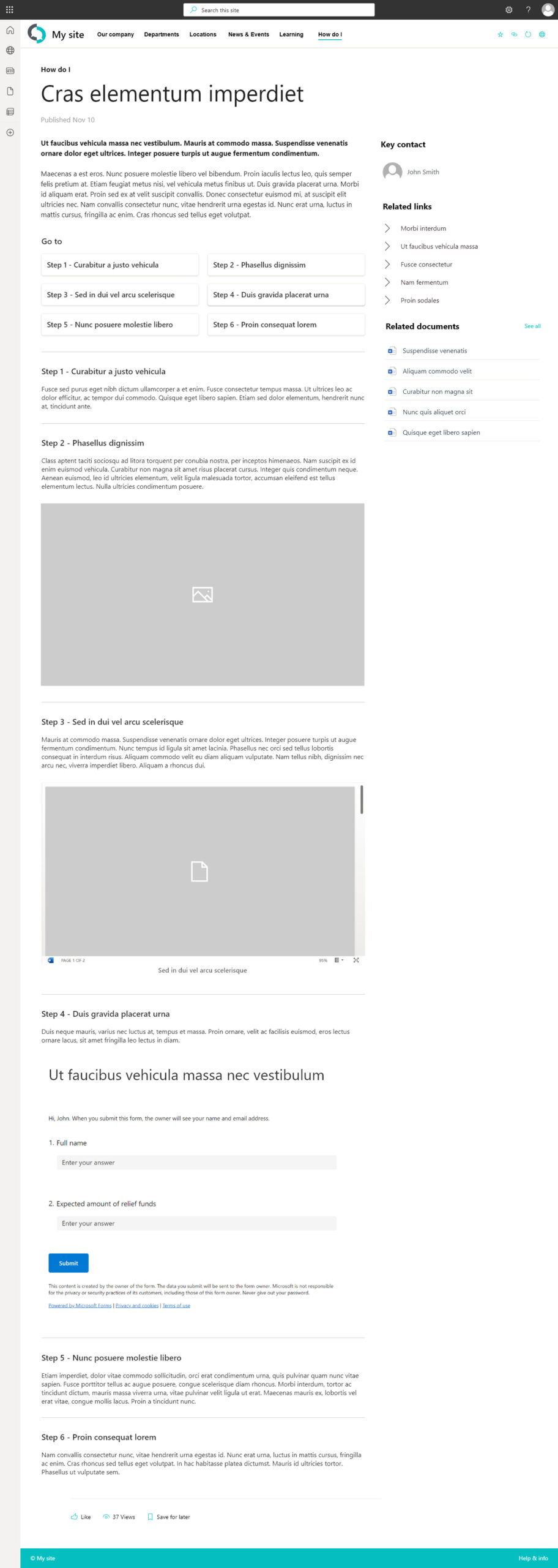 6 SharePoint site templates for your intranet - Lightspeed365