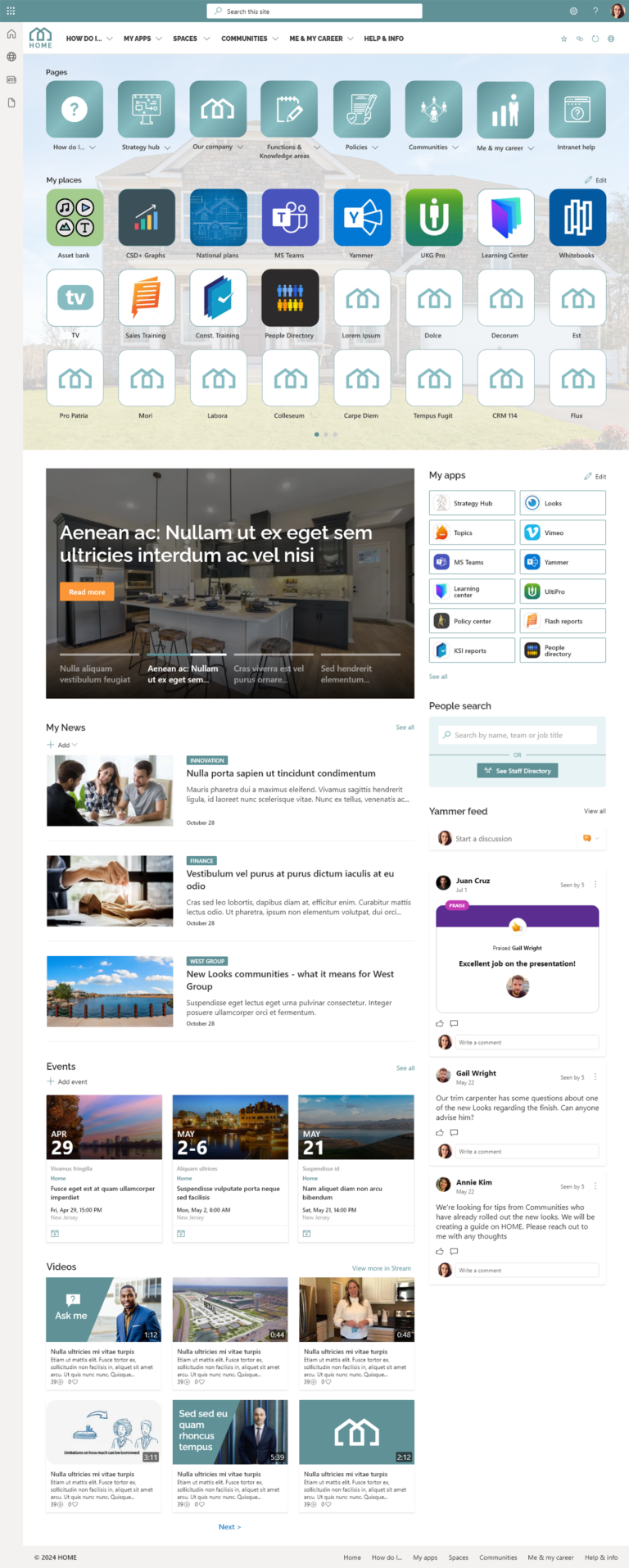 10 great SharePoint intranet site examples - Lightspeed365