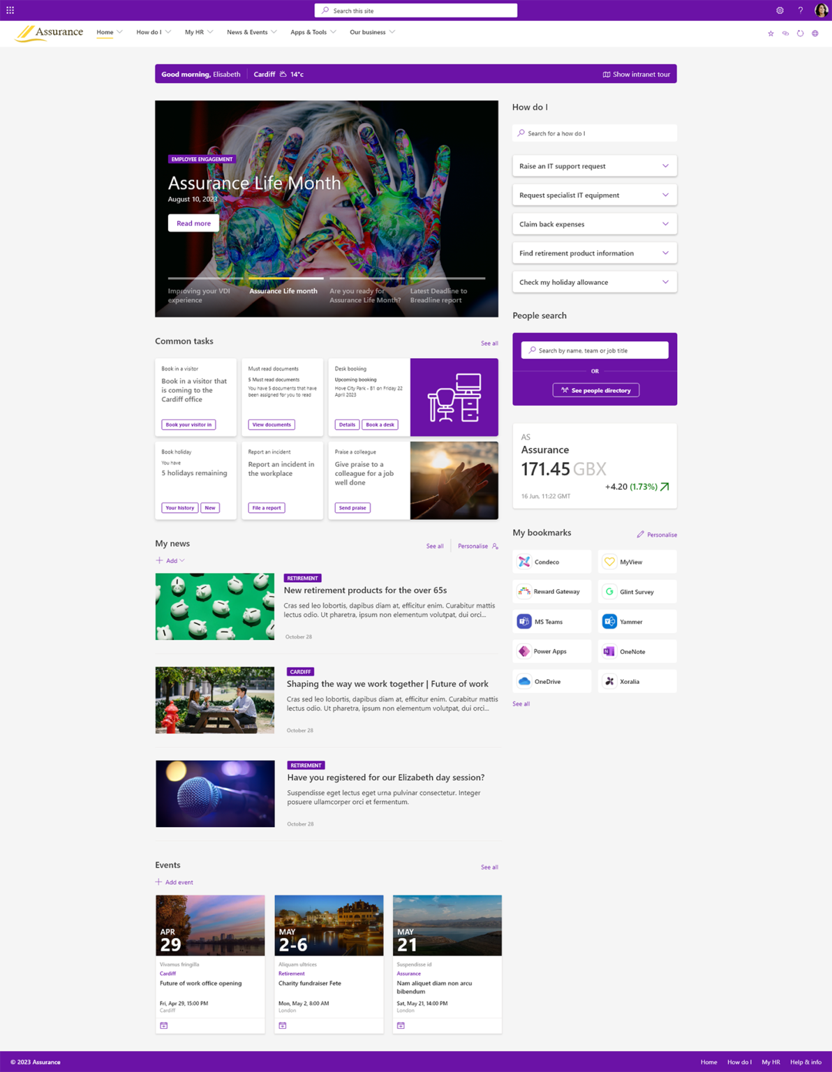 10 great SharePoint intranet site examples - Lightspeed365