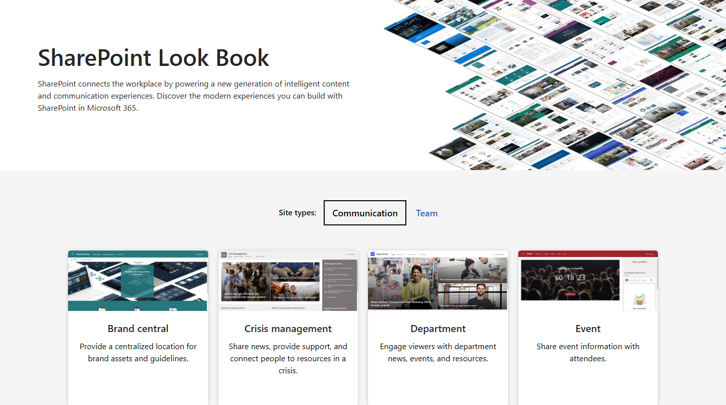 Using and customising the SharePoint lookbook